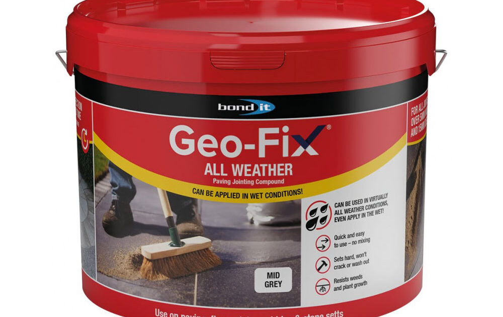 Bond-It Geo-Fix All Weather Paving Jointing Compound Mid Grey 14kg ...