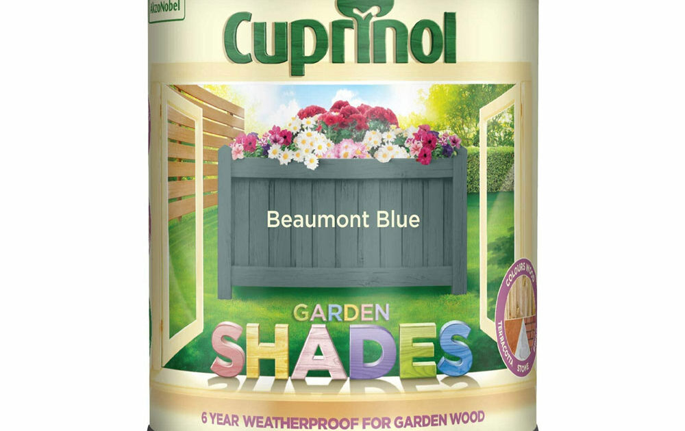 Cuprinol Garden Shades Beaumont Blue Paint 1lt – Homefix DIY