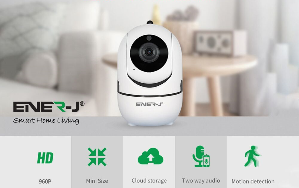 Ener-J Smart Indoor IP Robotic Camera 1.3MP – Homefix DIY