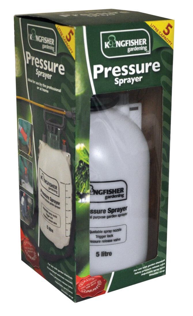 Kingfisher Pressure Sprayer 5lt – Homefix DIY