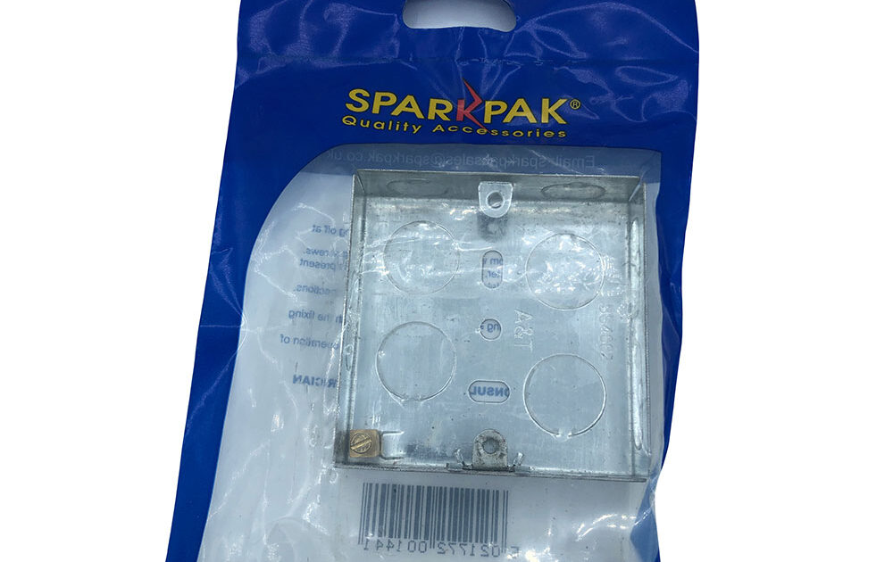 Sparkpak Metal Box 16MM 1 Gang – Homefix DIY