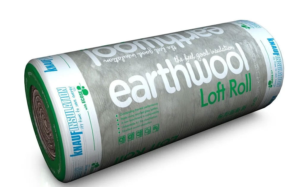 Knauf Earthwool Loft Roll 44 100mm (13.89m2) 12800X1140X100mm – Homefix DIY