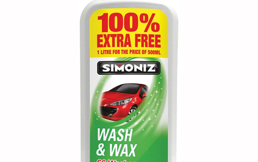Simoniz Wash & Wax 500ml with 100% Extra Free – Homefix DIY