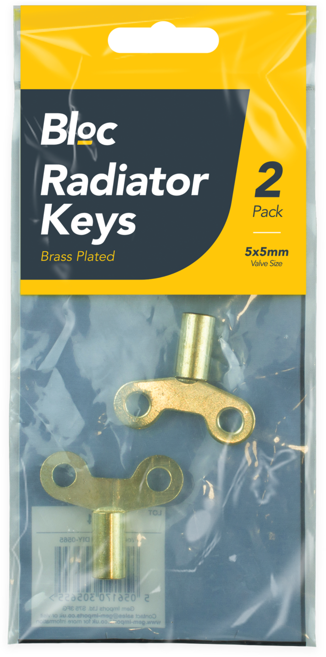Bloc Radiator Keys 2 Pack – Homefix DIY
