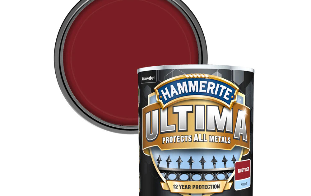 Hammerite Ultima Smooth Ruby Red 750ml – Homefix DIY