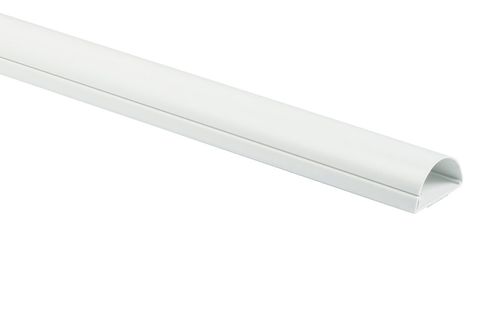 D-Line Maxi Cable Trunking White 50mm x 25mm x 1m – Homefix DIY