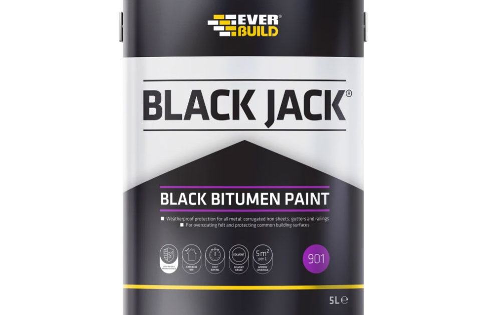 Everbuild 901 Black Jack Black Bitumen Paint 5lt – Homefix DIY