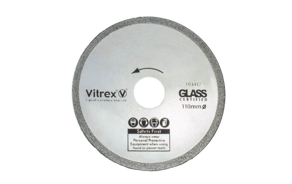 Vitrex Diamond Blade 110mm Glass – Homefix DIY