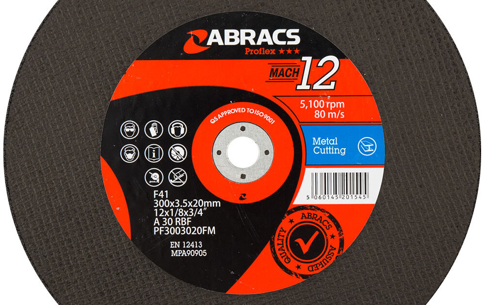 Abracs Flat Metal Cutting Disc 300mm x 3.5mm x 20mm – Homefix DIY