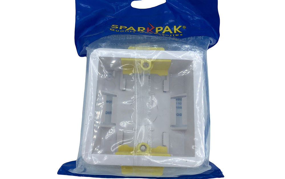 Sparkpak Cavity Box 35MM 1 Gang – Homefix DIY