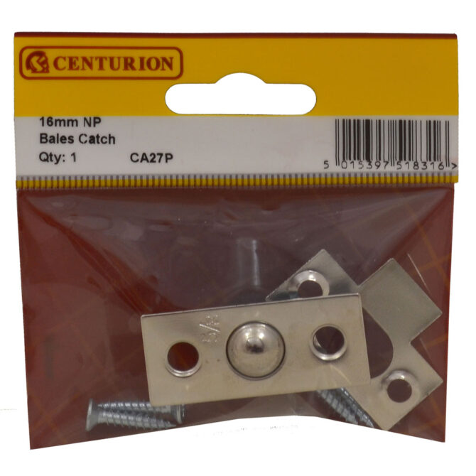 Centurion 16mm Nickel Plated Bales Catch – Homefix DIY