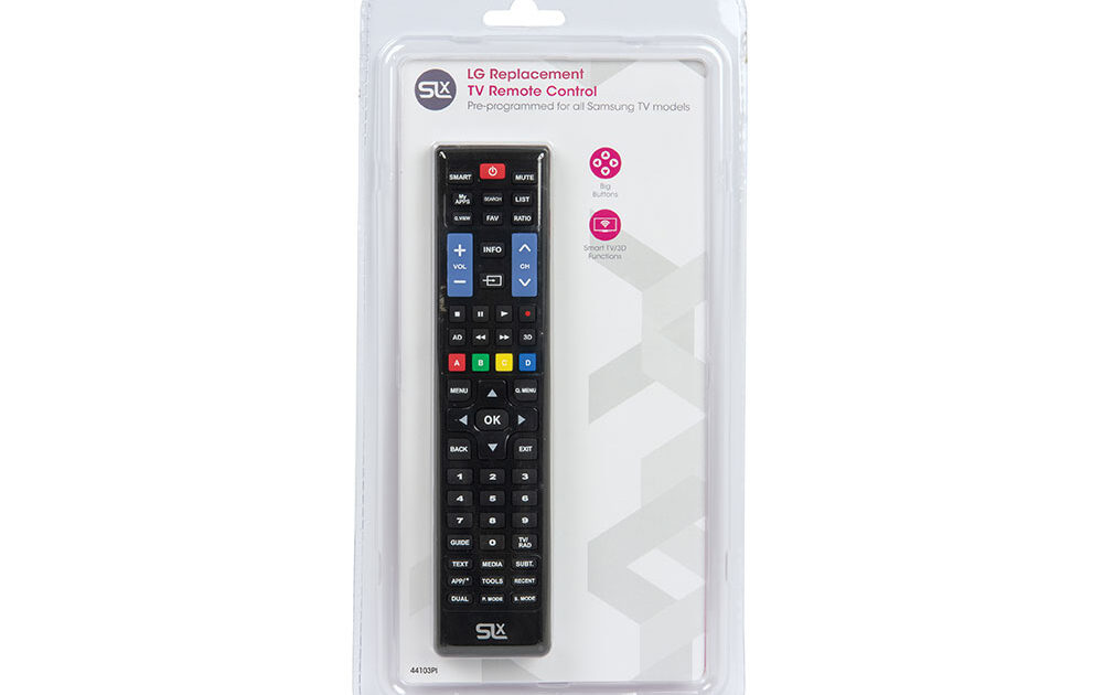 SLX LG Remote Control Replacement – Homefix DIY
