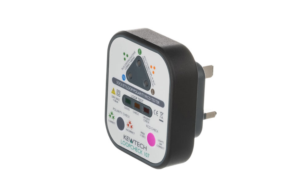 Kewtech Mains Socket Tester with Loop Check – Homefix DIY
