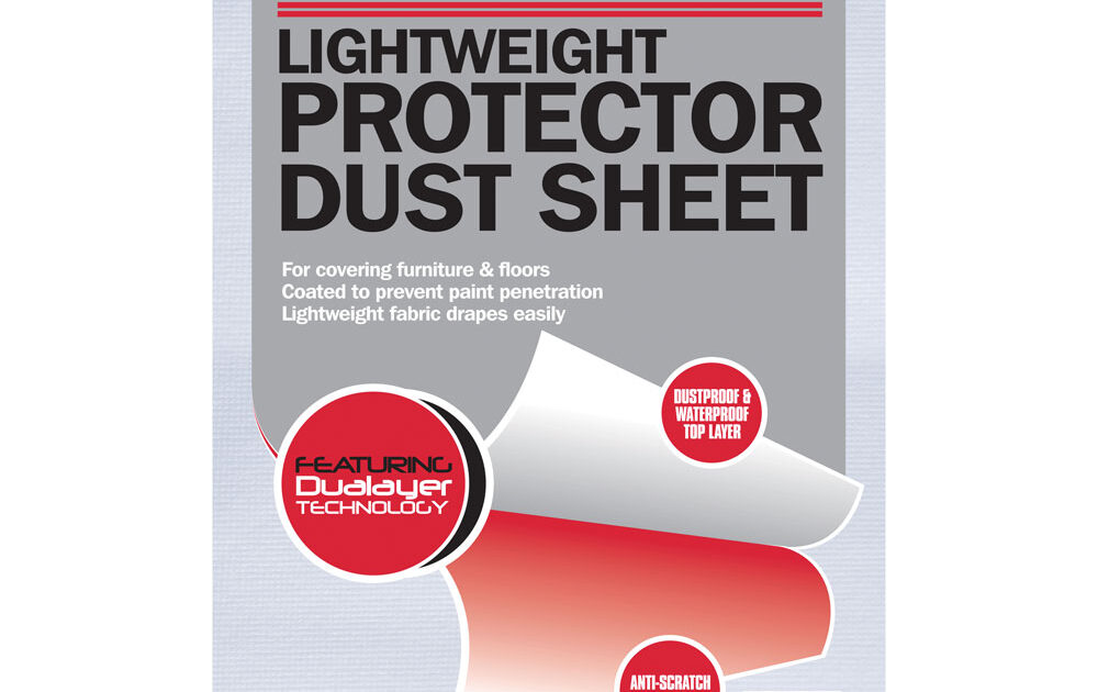 Prodec Lightweight Protector Dust Sheet 3.2×3.2m – Homefix DIY