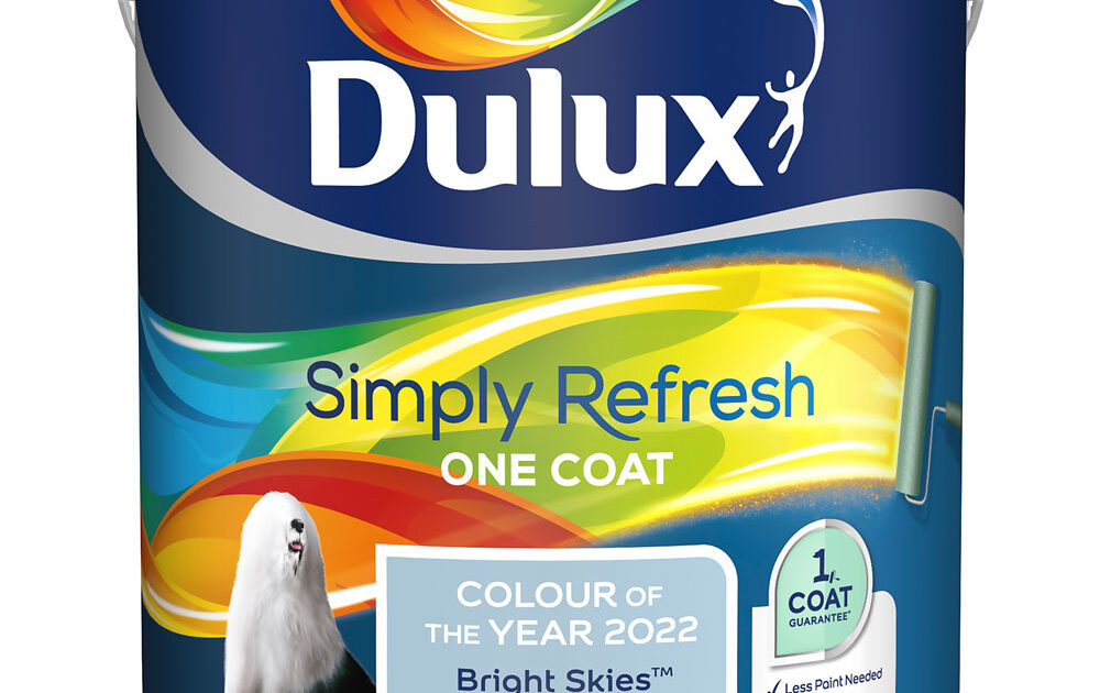 Dulux Simply Refresh One Coat Matt Bright Skies Paint 2.5lt – Homefix DIY
