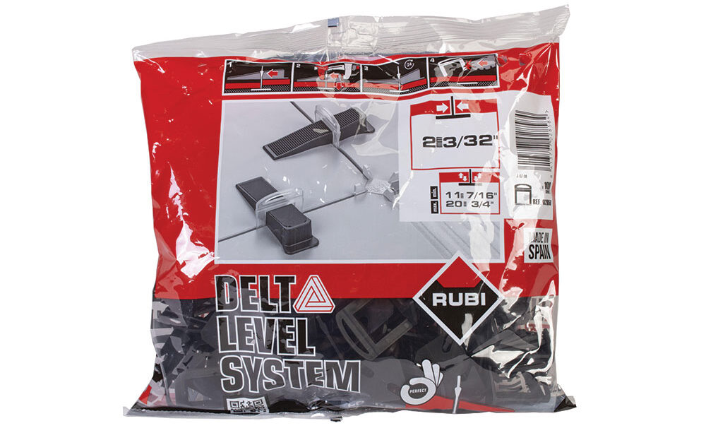 Rubi Delta Level System 2mm 100 Pack – Homefix DIY