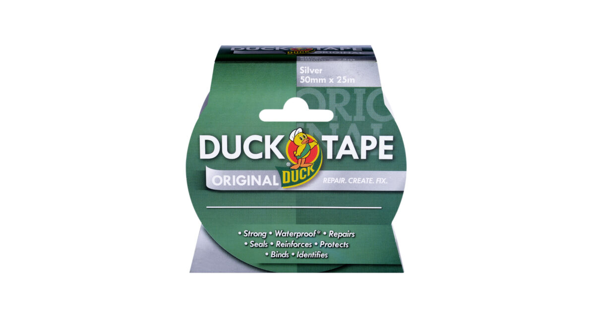 Shurtape Duck Tape Original 50mm x 25m Silver – Homefix DIY