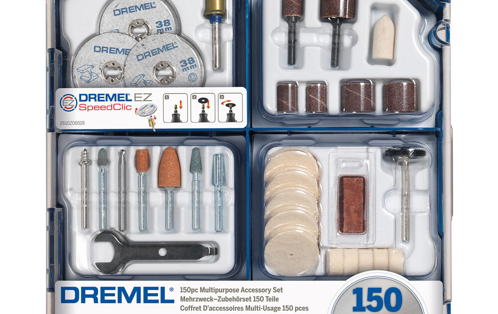 Dremel Multipurpose Accessory Set 150 pieces – Homefix DIY