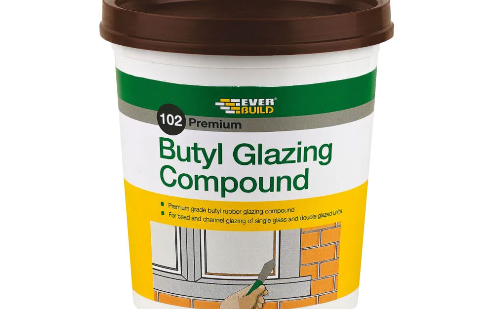 Everbuild 102 Butyl Glazing Compound Brown 2kg – Homefix DIY