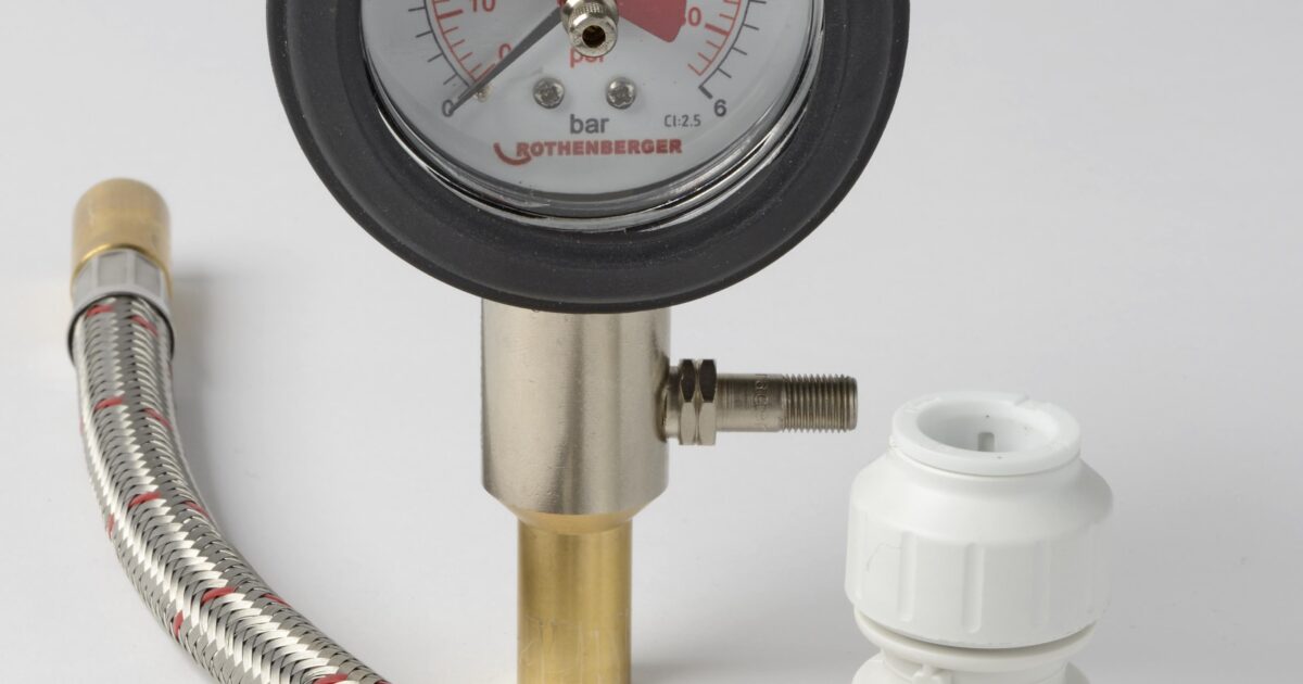 Rothenberger Dry Pressure Test Kit 0-6bar – Homefix DIY