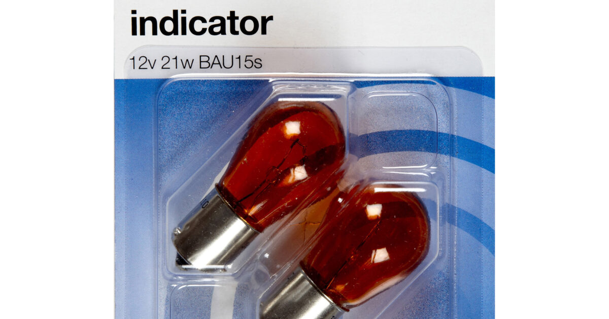 Ring Automotive RW581 Car Van 12V 21W PR21W Indicator Amber Bulbs Pair ...