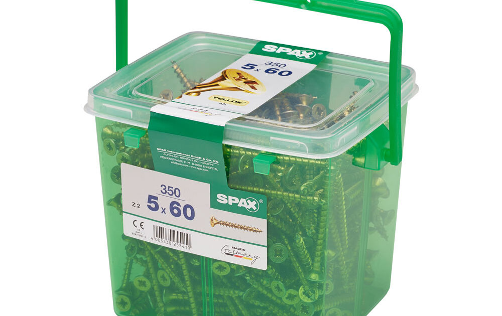 Spax Chipboard Flooring Screw 4.5x60mm 250 Pack – Homefix DIY