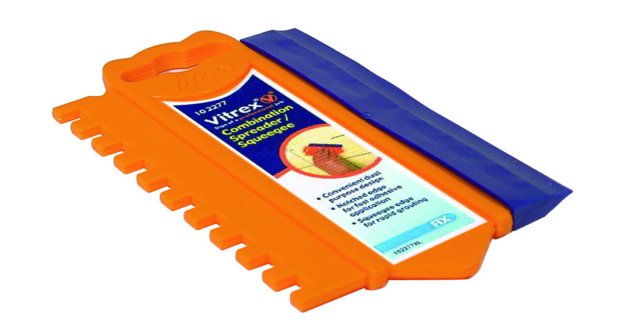 Vitrex Combination Spreader Squeegee – Homefix DIY