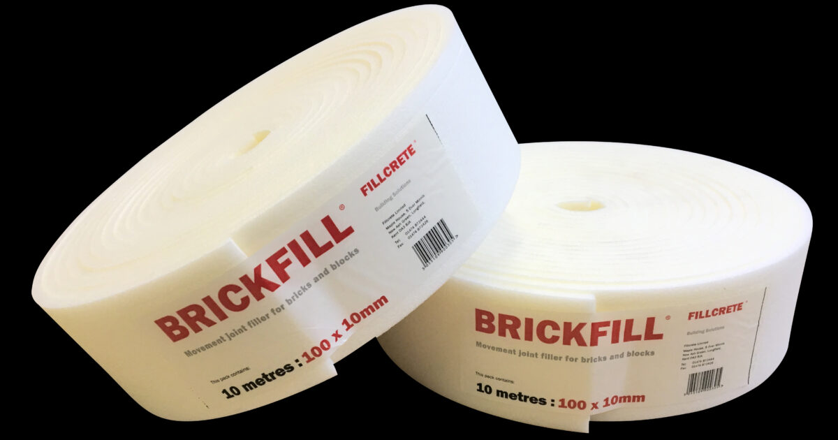 Fillcrete Brickfill S 100mm x 10m – Homefix DIY