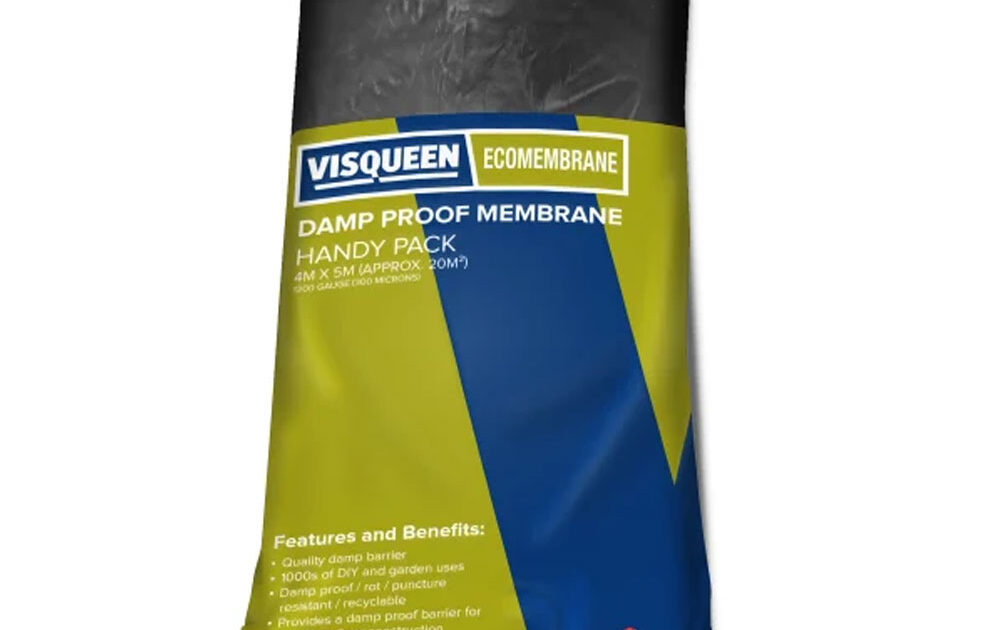 Visqueen 250mu Damp Proof Membrane Handypack 4 x 5m Black – Homefix DIY