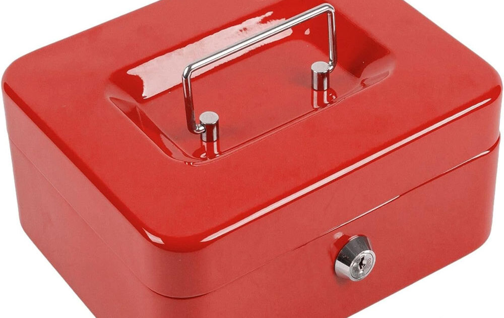 BURG WATCHER CASH BOX RED 250mm 1 – Homefix DIY