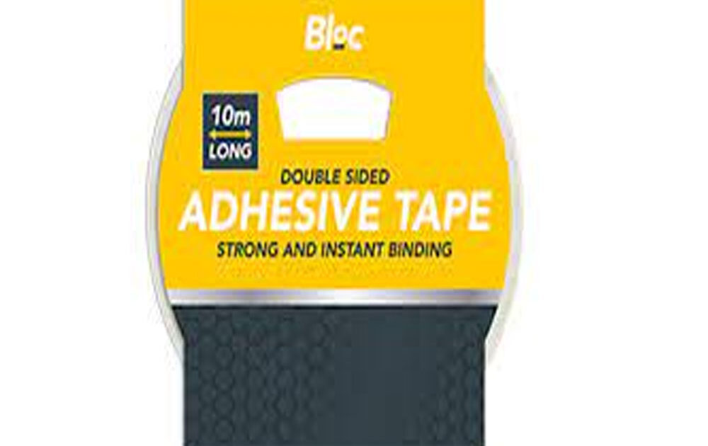 Bloc Double Sided Adhesive Tape 10 Metre – Homefix DIY