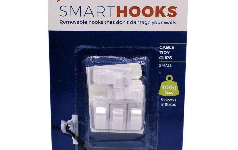WallGard Smart Hooks 8101 – Removable Cable Tidy Hooks – Small – 300g ...