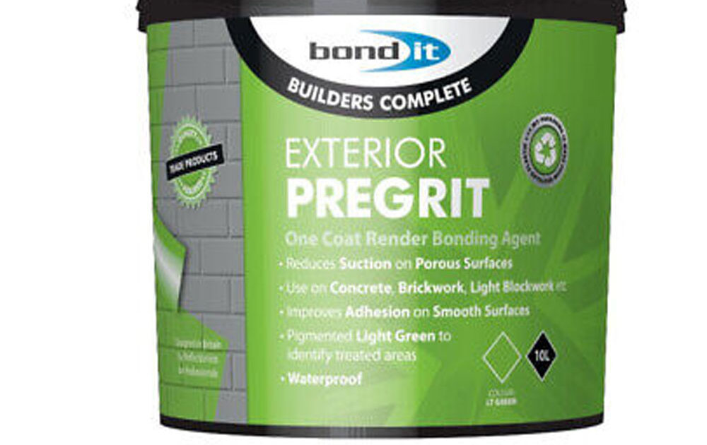 Bond IT Exterior Render Pregrit Bonding Agent Light Green – Homefix DIY