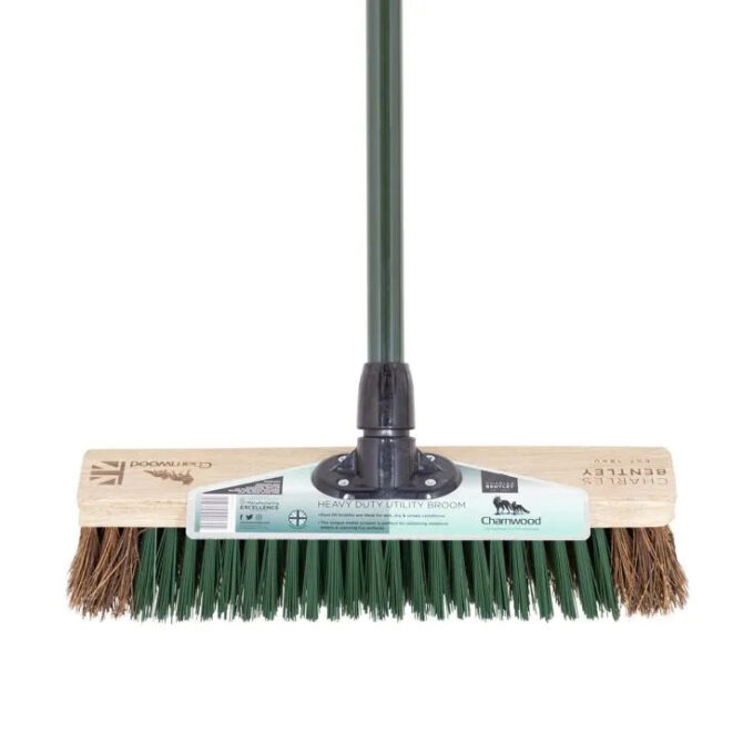 16″ Utility Broom with Scraper – Homefix DIY
