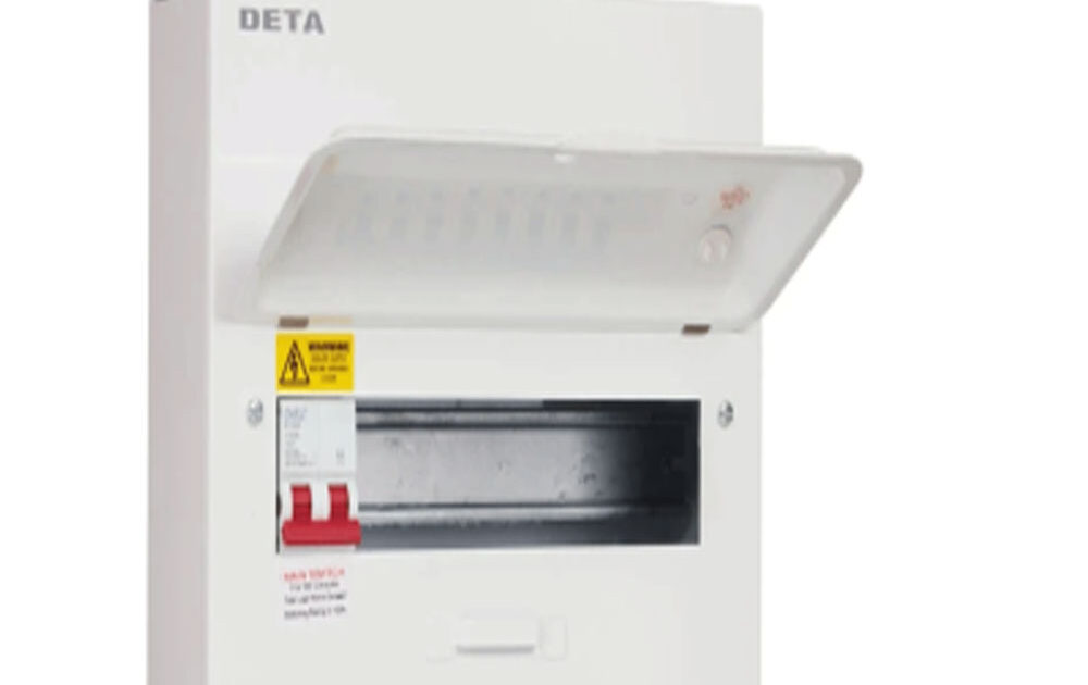 Deta Consumer Unit, 12 Mod 10 Free Ways, Surface Mounted – Homefix DIY
