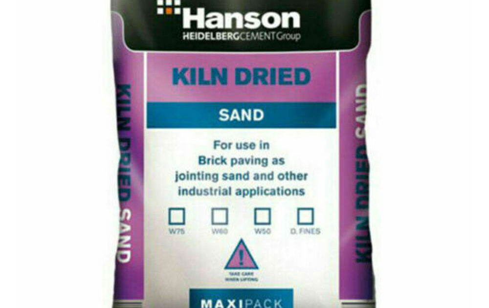 Hanson Kiln Dried Sand Maxi Pack 25Kg – Homefix DIY