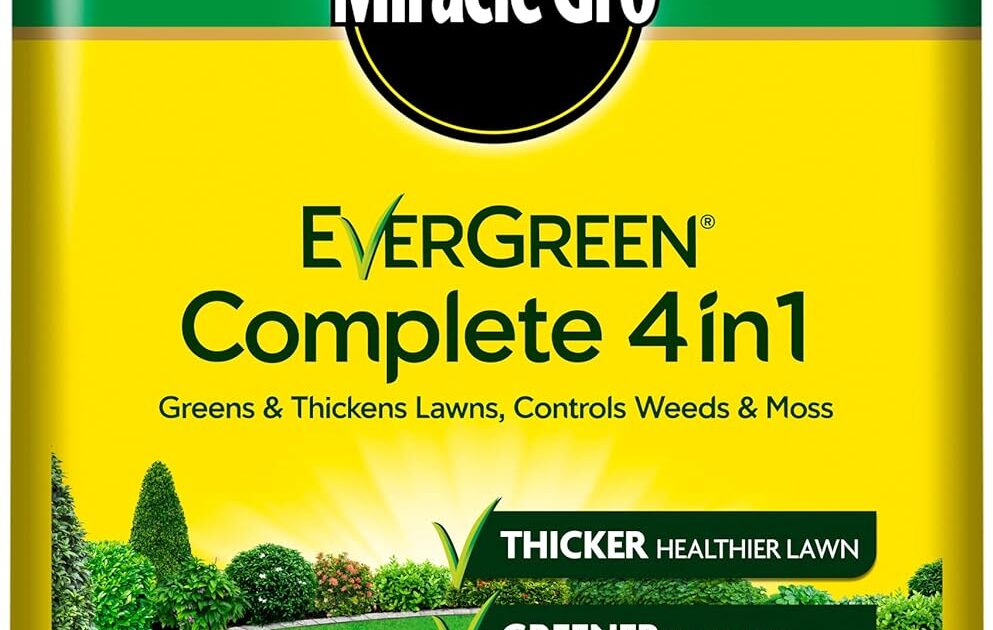 Miracle-Gro Evergreen Complete 4 in 1 Lawn Food – 360 m2 – Homefix DIY