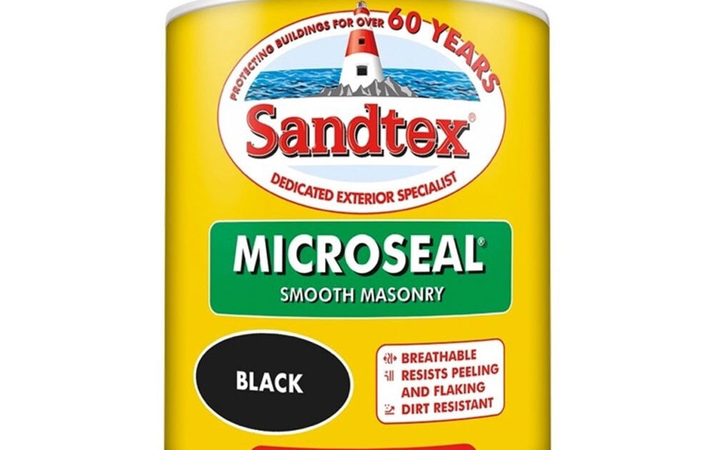 Sandtex Sandtex Microseal Smooth Masonry 1L Black – Homefix DIY
