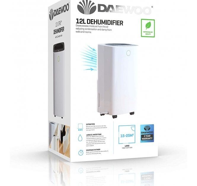 Daewoo 12L Dehumidifier – Homefix DIY