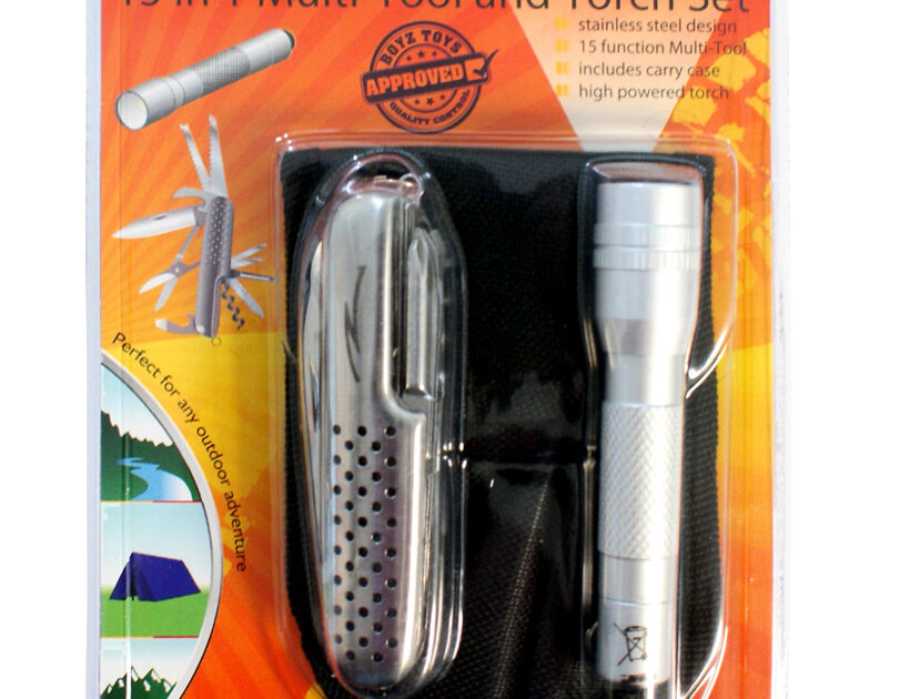 Boyz Toys 15 in 1 Multi Tool & Torch Set – Homefix DIY